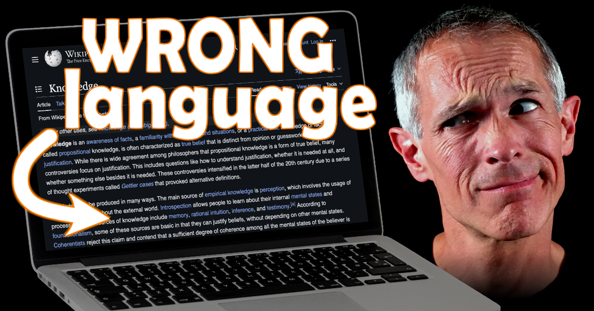 Open Web Mind Newsletter #009 - Why is the web written in the wrong language?
